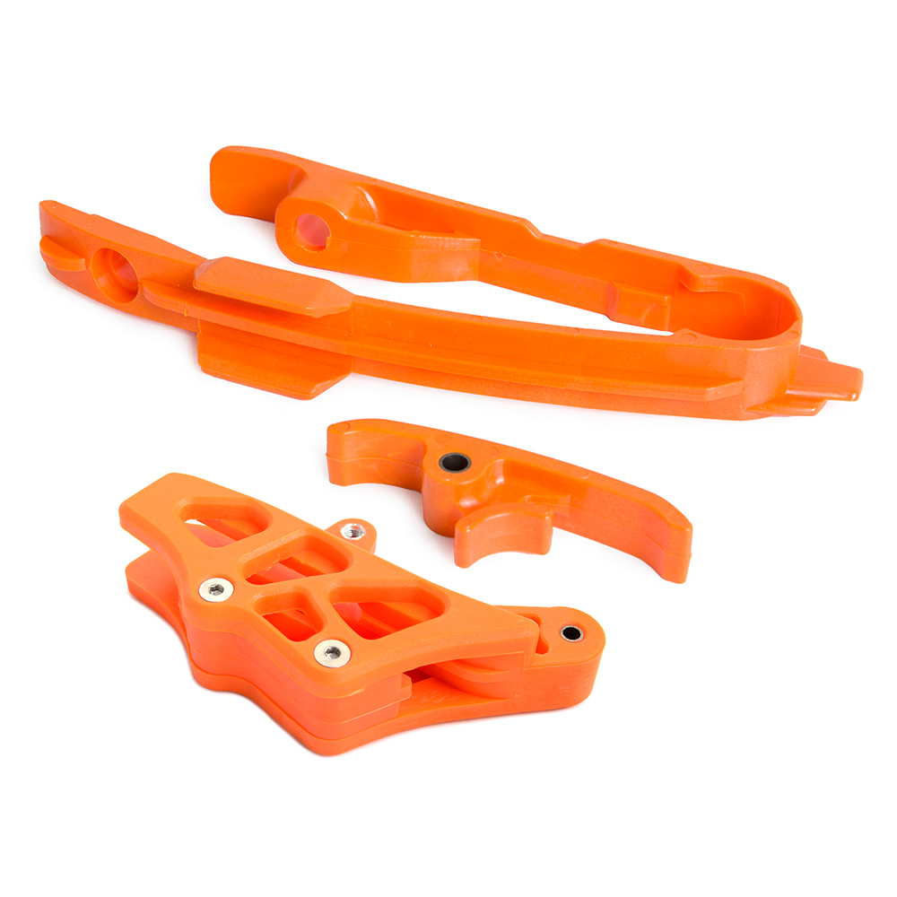 Swingarm Chain Slider + Chain Guard Guide For KTM 50-450 SX SXF XC SMR ...